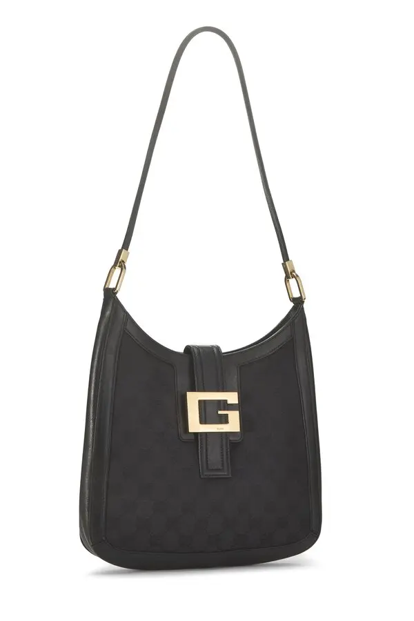 Gucci Gg Canvas G Buckle Hobo