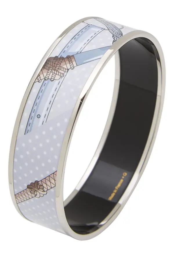 Hermès Enamel Bangle Wide