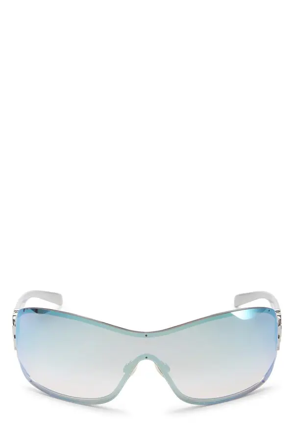 Chanel Acetate Camellia Shield Sunglasses 4164-b