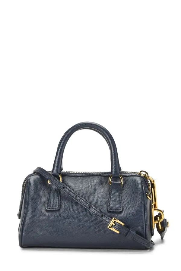 Prada Saffiano Leather Boston Bag
