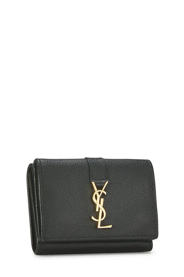 Saint Laurent Calfskin Origami Tiny Wallet