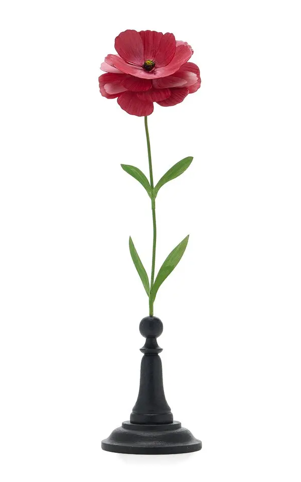 ERBAVOGLIO MILANO Carnation Handcrafted Metal Sculpture