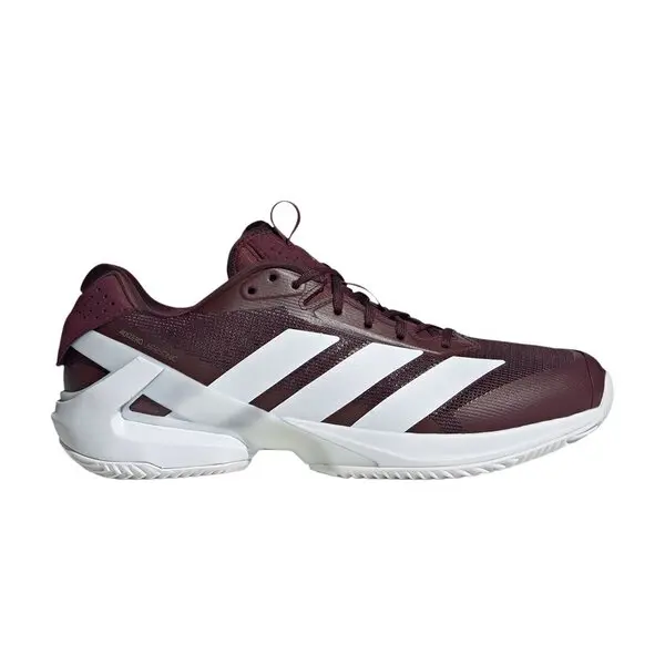 Adidas Adizero Ubersonic 5 Clay Tennis 'maroon Silver Metallic