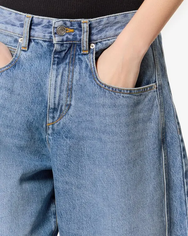 Isabel Marant Étoile Oriane Barrel Leg Jeans