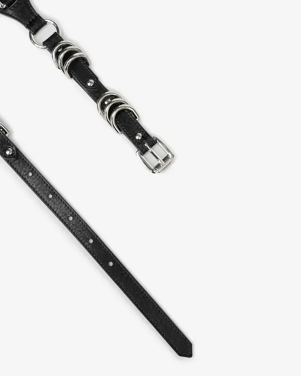 Isabel Marant Étoile Bolton Leather Belt With Metal Rings