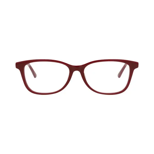 Bottega Veneta Square-frame Acetate Optical Frames 'burgundy Transparent