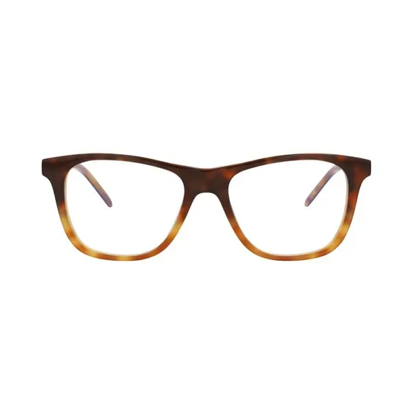 Saint Laurent Square Optical Glasses 'havana/gold/transparent