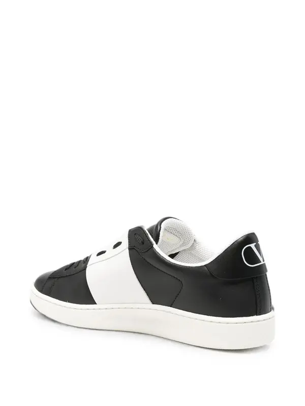 Valentino Garavani Open Royco Sneakers In Nappa Leather - Black