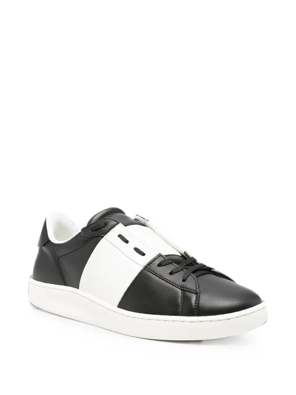 Valentino Garavani Open Royco Sneakers In Nappa Leather - Black