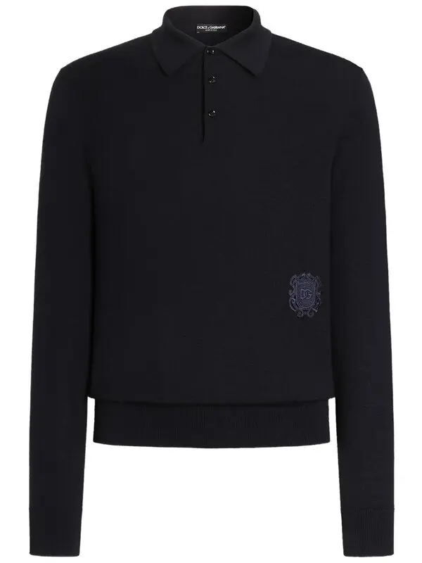 Dolce & Gabbana Virgin Wool Polo
