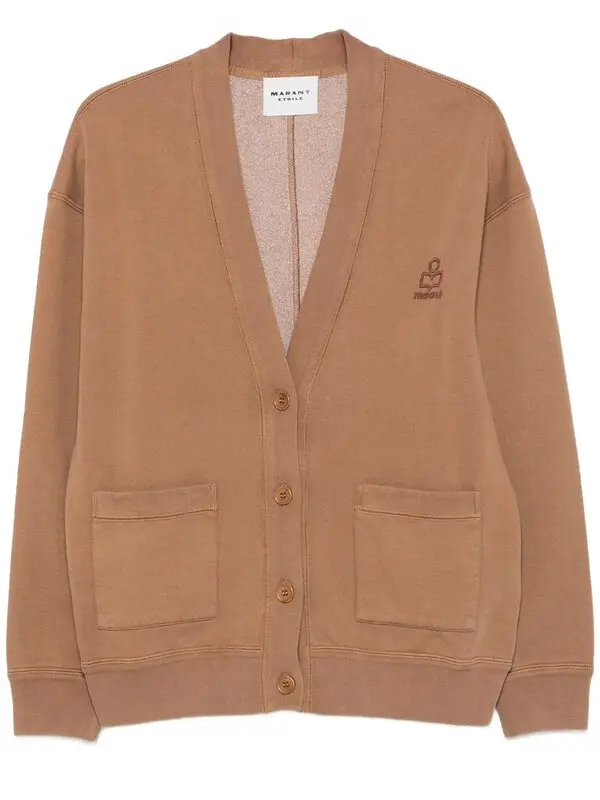 MARANT ETOILE Stephy" Cardigan - Brown