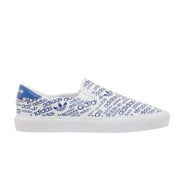 Adidas Court Rallye Slip 'allover Logo Collegiate Royal