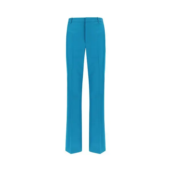 Balenciaga High-waist Tailored Flared Pants - Blue