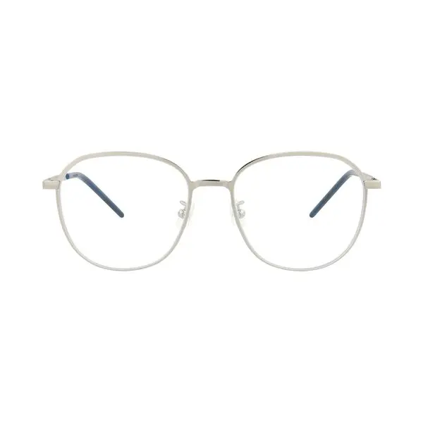 Saint Laurent Round Frame Eyeglasses - Silver