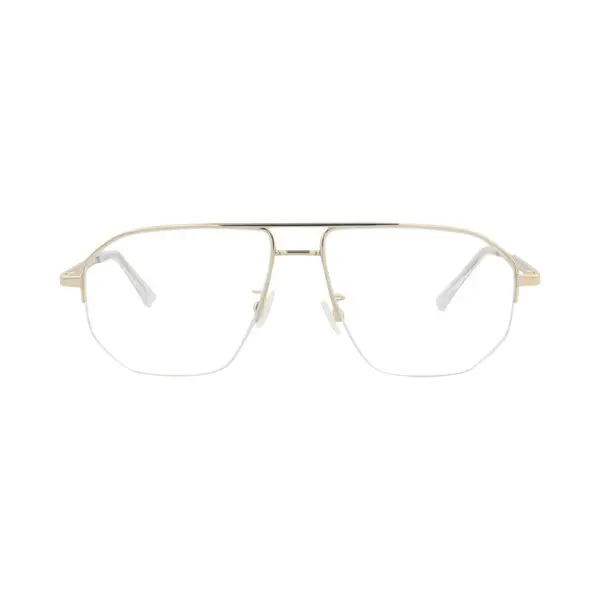 Bottega Veneta Aviator-frame Metal Optical Frames Transparent