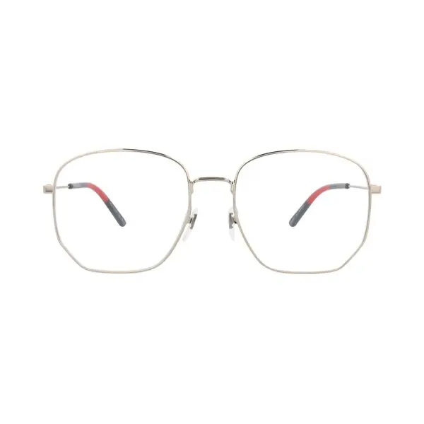 Gucci Square-frame Metal Optical Frames /transparent