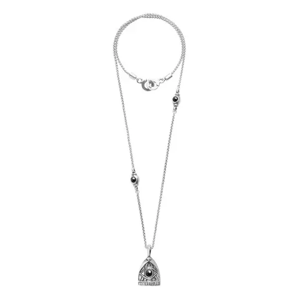 CORSO JEWELRY Mi Ojo Torsal Silver Obsidian