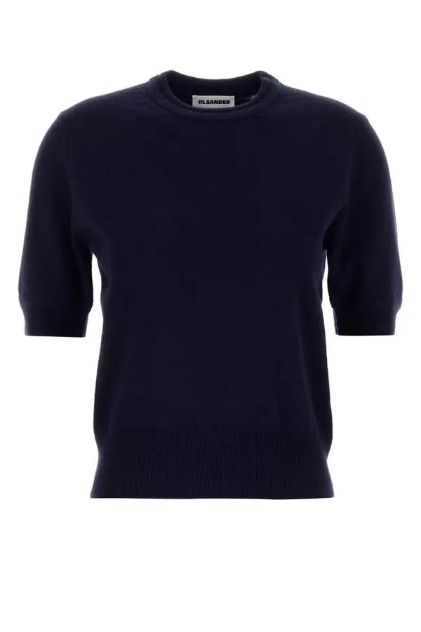 JIL SANDER Virgin Wool Sweater - Blue