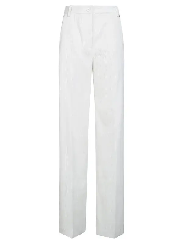 Herno Tailored Trousers With Drawstring Waist - Bianco