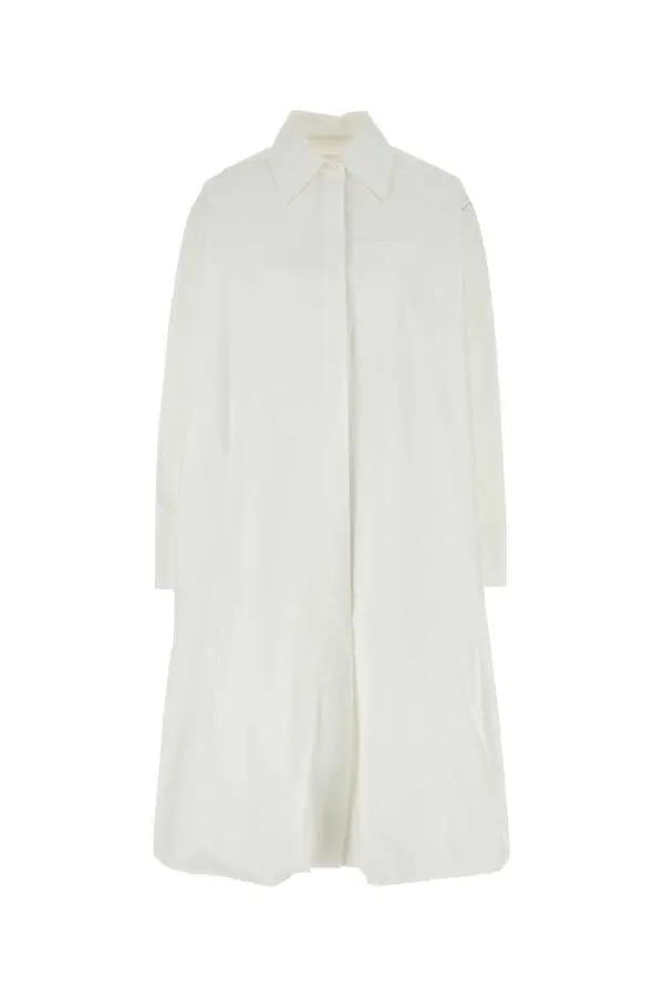 JIL SANDER Cotton Poplin Shirt Dress
