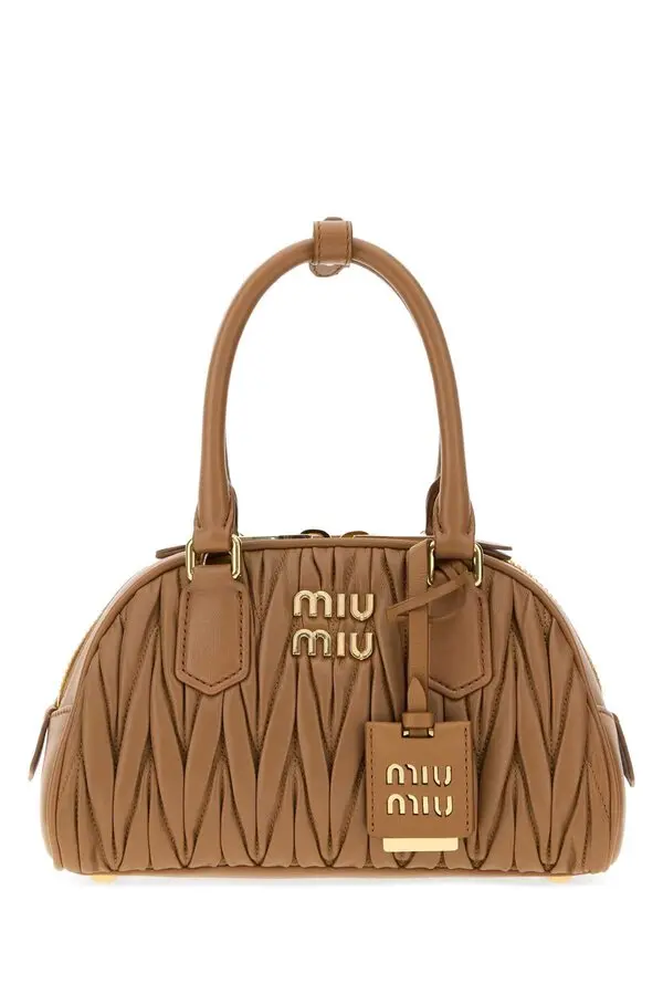 Miu Miu Arcadie Nappa Leather Handbag