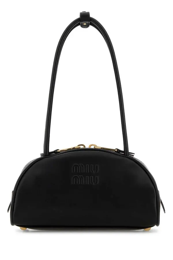 Miu Miu Leather Beau Shoulder Handbag Mini, 23 Cm