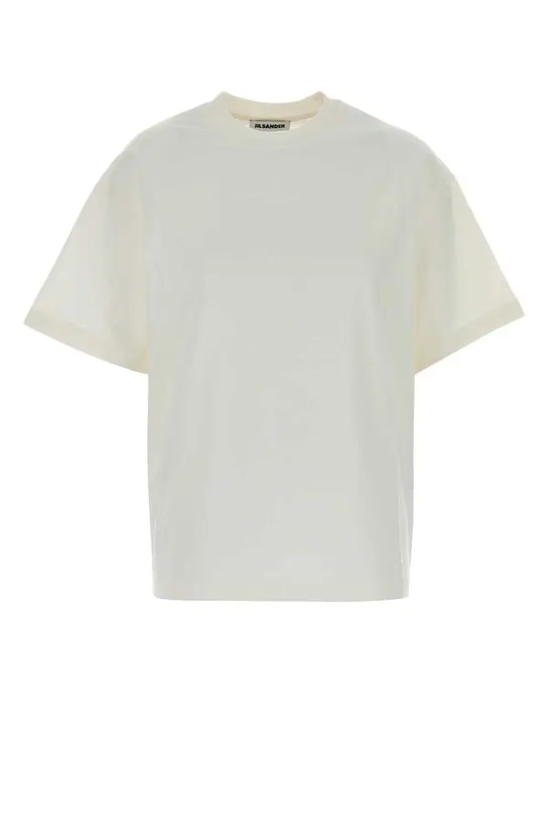 JIL SANDER Cotton Crewneck T-shirt - White