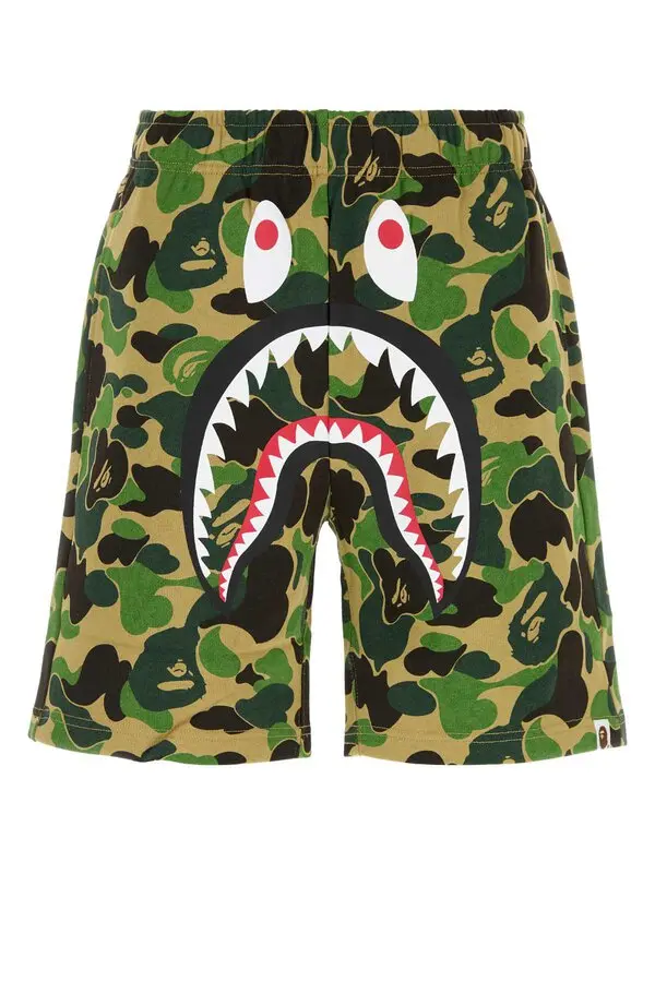 A BATHING APE Abc Camo Shark Bermuda Shorts