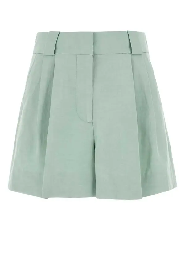 BLAZE Zenith Silk-linen Blend Tailored Shorts