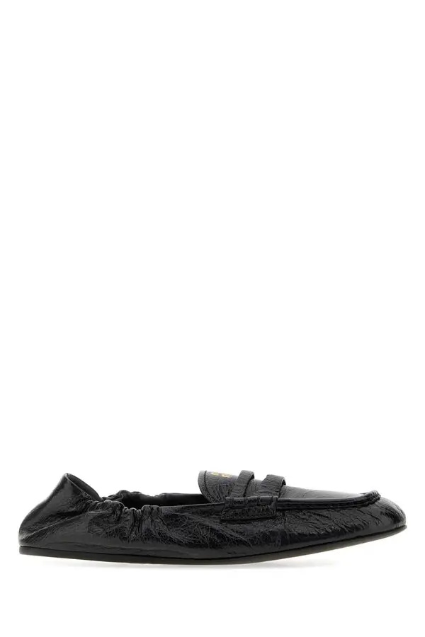 Miu Miu Mini Leather Loafers