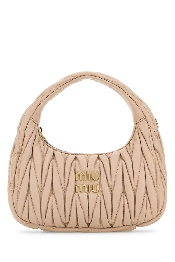 Miu Miu Mini Nappa Leather Wander Handbag - Pink