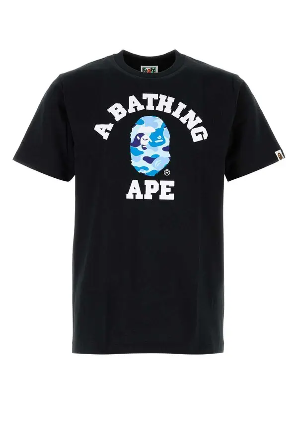 A BATHING APE Slate Cotton Abc Camo Collage T-shirt For