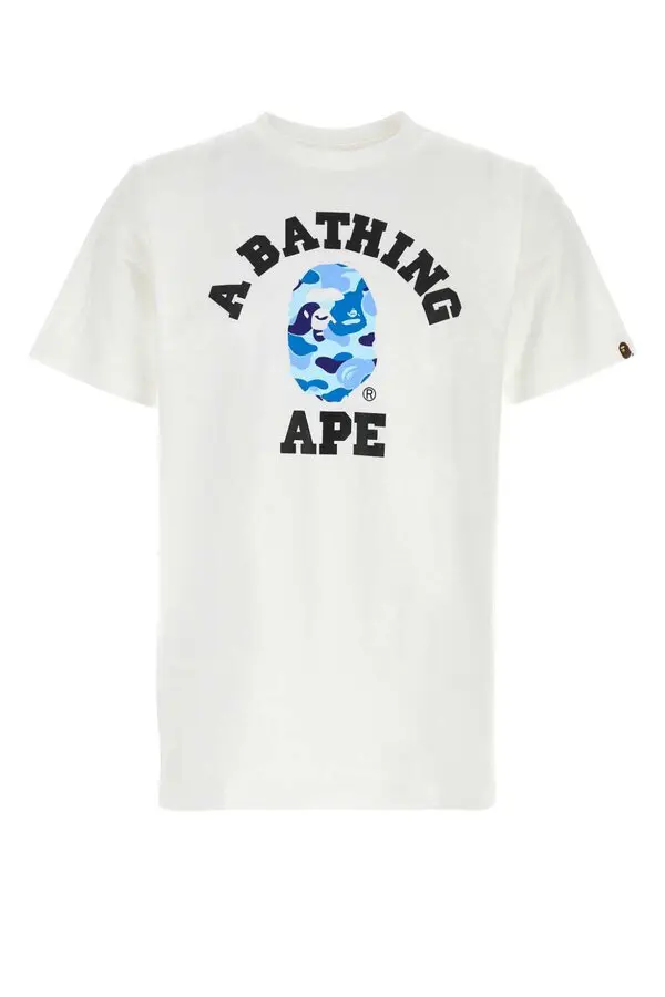 A BATHING APE Abc Camo Collage Cotton T-shirt