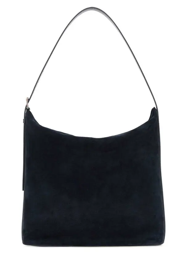 A.p.c. Vera Suede Maxi Shopping Handbag With Mini Handle, 35 Cm