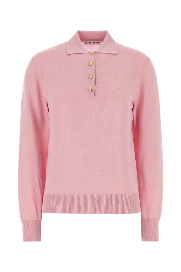 BLAZE Silk-blend Polo Shirt