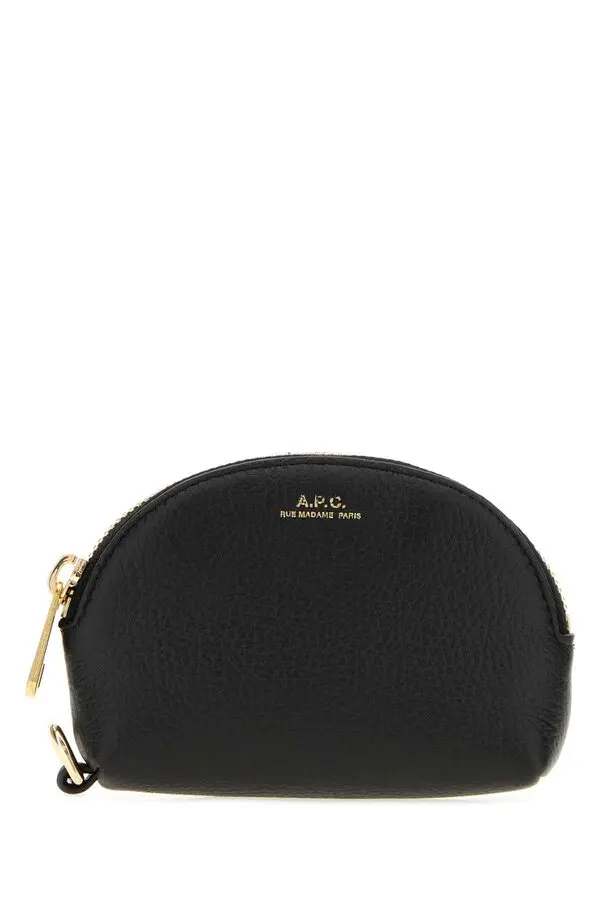 A.p.c. Monnaie Mini Leather Card Holder