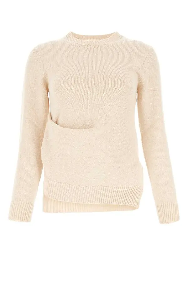 JIL SANDER Cotton Blend Sweater For - White