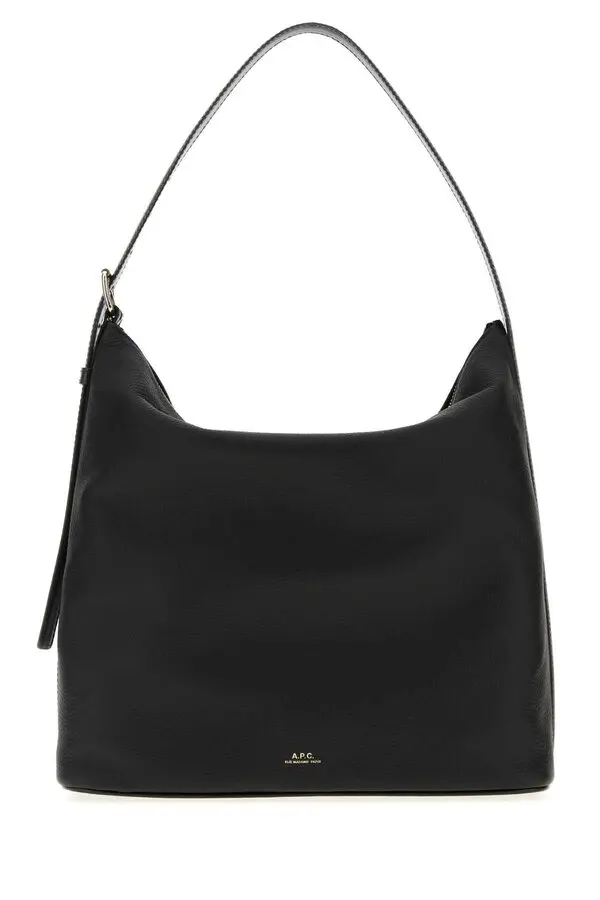 A.p.c. Vera Leather Shoulder Handbag