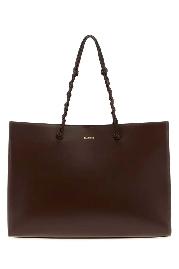 JIL SANDER Tangle Shopping Handbag With Gold-tone Hardware