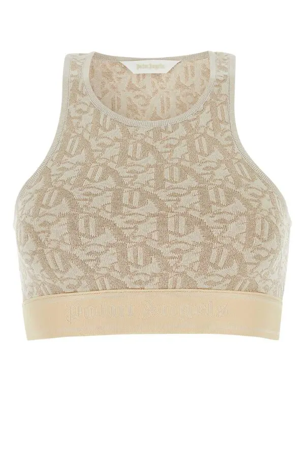 Palm Angels Embroidered Viscose-blend Top - Printed