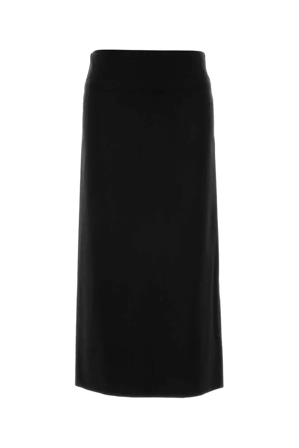 JIL SANDER Jersey T-shirt Skirt - Black