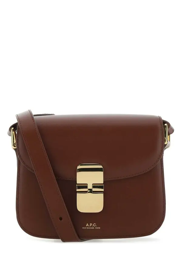 A.p.c. Leather Grace Mini Crossbody Handbag