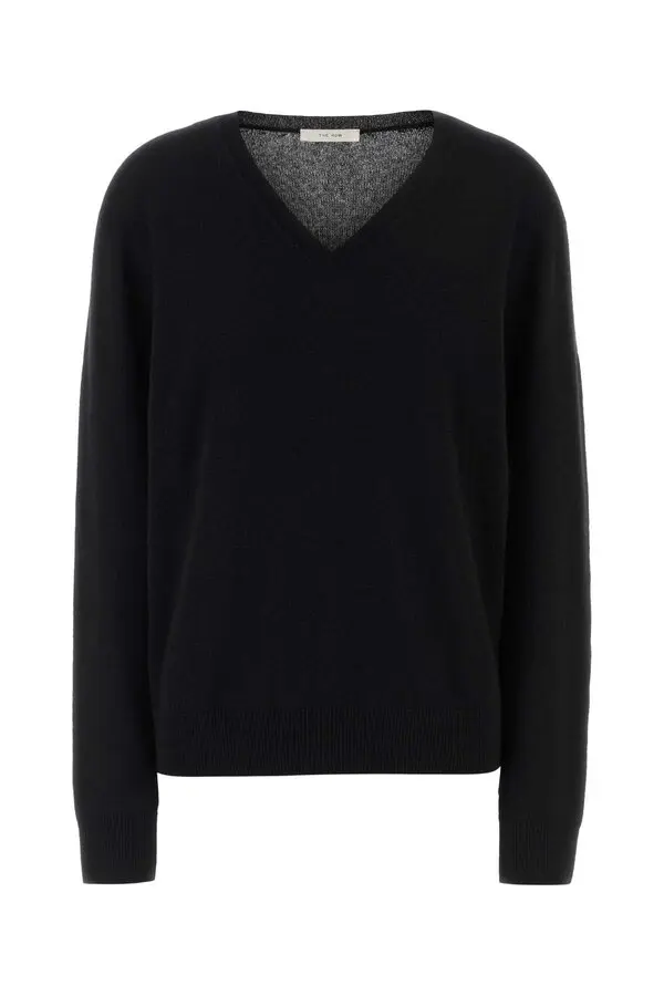 THE ROW Phora 100% Cashmere V-neck Sweater