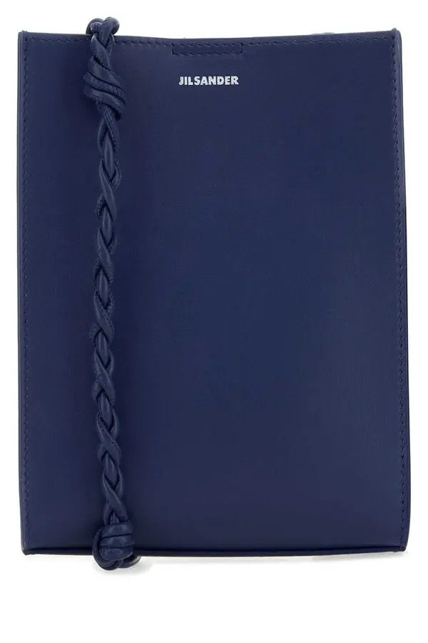 JIL SANDER Mini Leather Tangle Crossbody Shoulder Bag With 48 Cm Strap