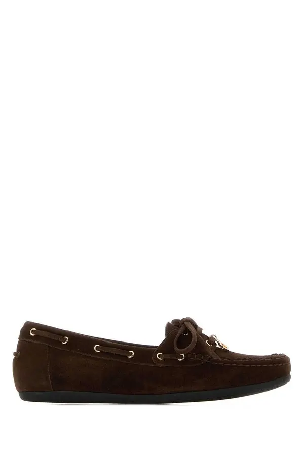 FERRAGAMO Flippy Suede Loafers