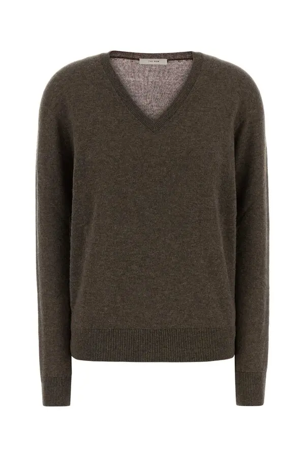 THE ROW Cashmere V-neck Sweater