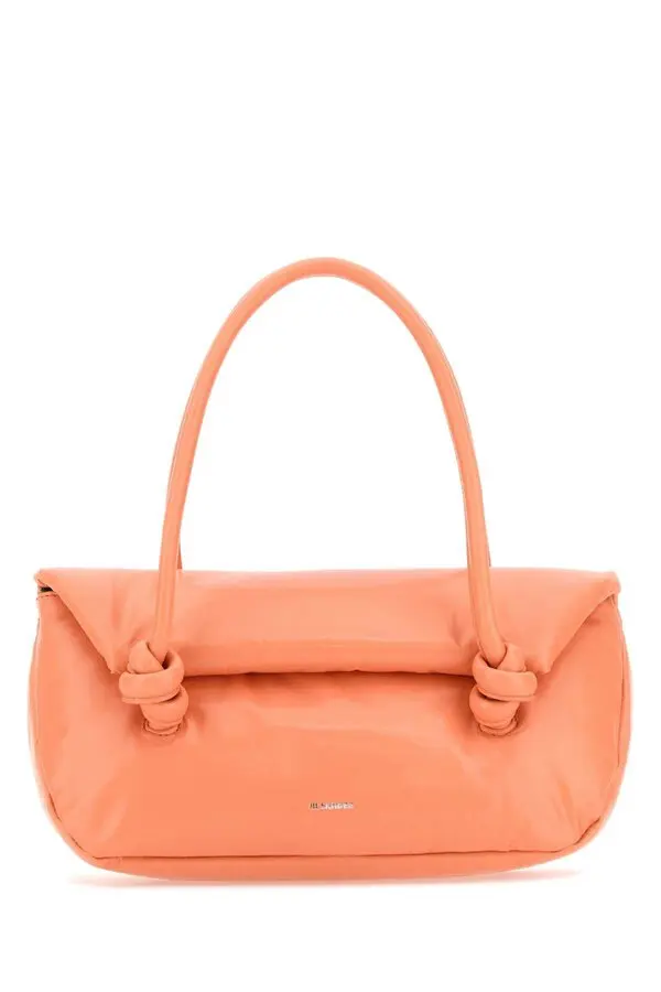 JIL SANDER Mini Leather Handbag With Knotted Handle