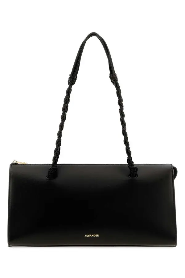 JIL SANDER Leather Tangle Tent Shoulder Handbag, 30 X 16 X 11 Cm With 22 Cm Handle