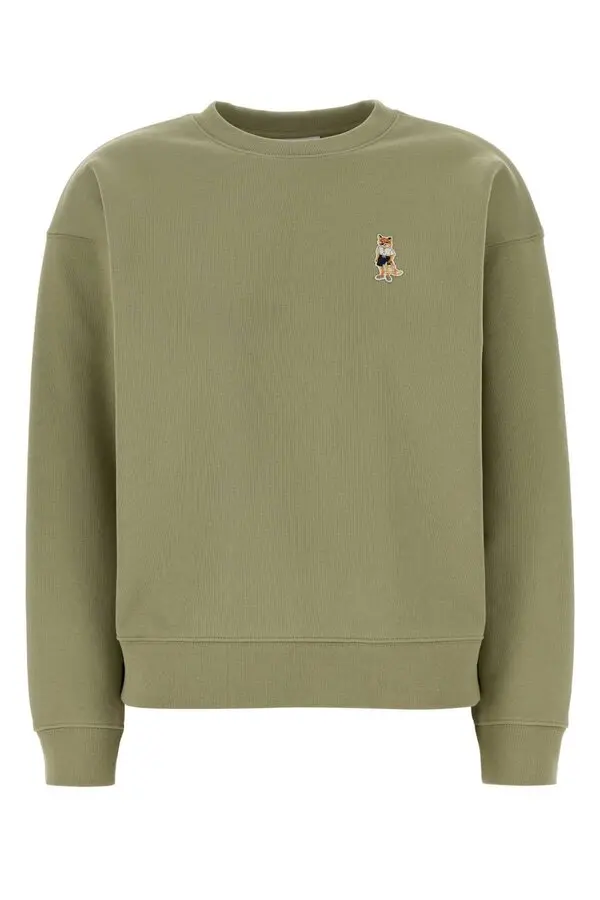 Maison Kitsuné Organic Cotton Sweatshirt - Green