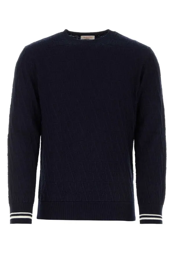 Valentino Garavani Cotton Sweater - Blue
